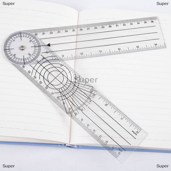Super 0-140mm 360 Degree Goniometer Angle Medical Spinal Angle Ruler ...