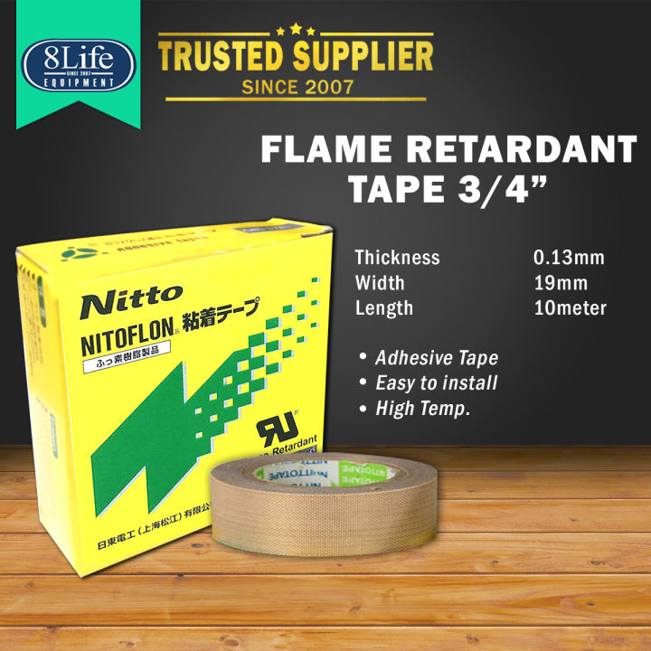 Nitto Nitoflon Adhesive Tapes Flame Retardant Heat Resistant Tape PTFE ...