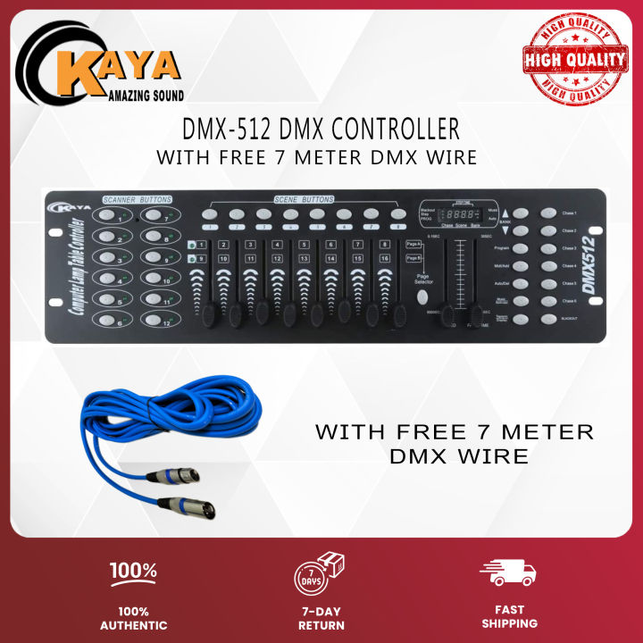 KAYA (DMX-512) - Stage DJ Light Beam Disco LIght DMX Controller Lighting Party Pub Night Club DJ ...