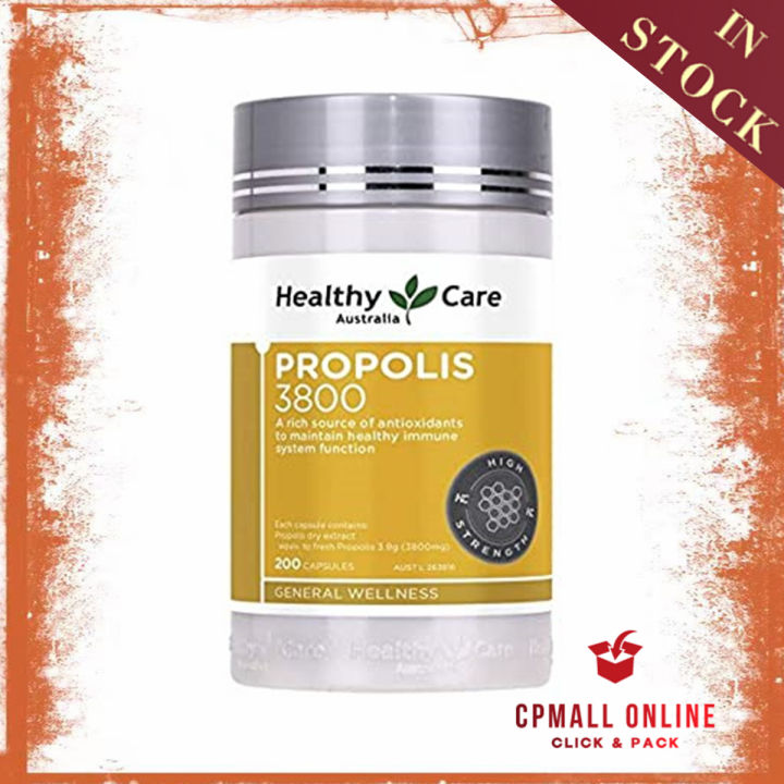 [Expiry Date: 03/2027] Healthy Care Ultra Premium Propolis 加强版蜂胶 3800mg ...