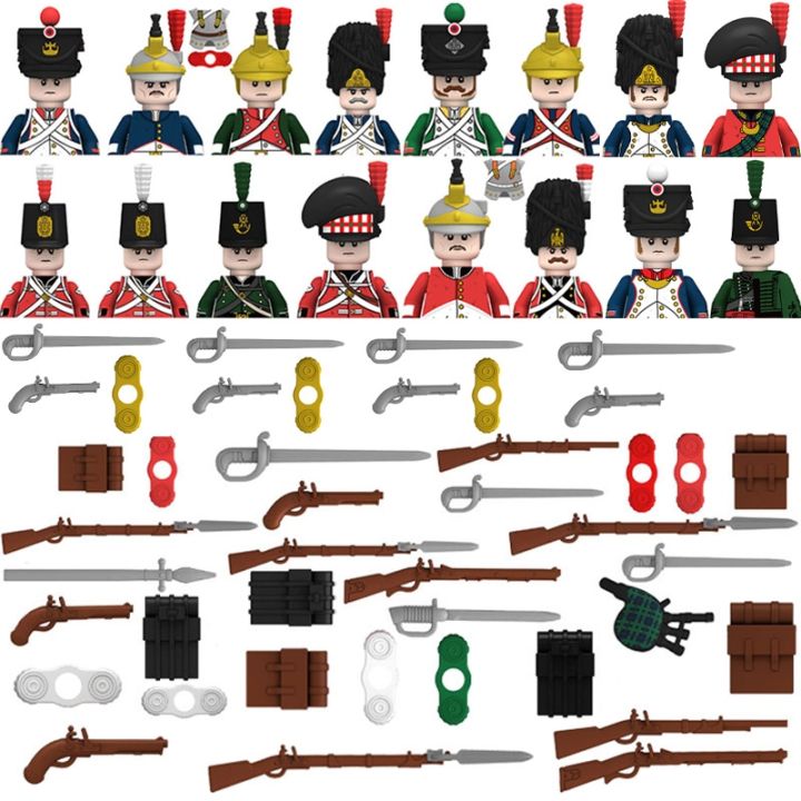 【Funny Blind Box Store】MOC Military British Soldier Figures Building ...