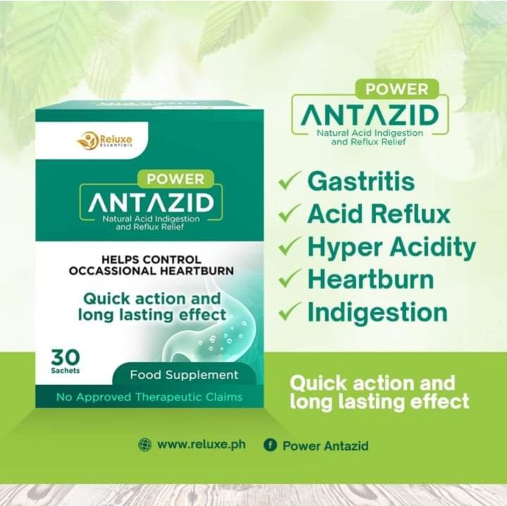 POWER ANTAZID | Natural Acid Indigestion and Reflux Relief | Anti GERD ...