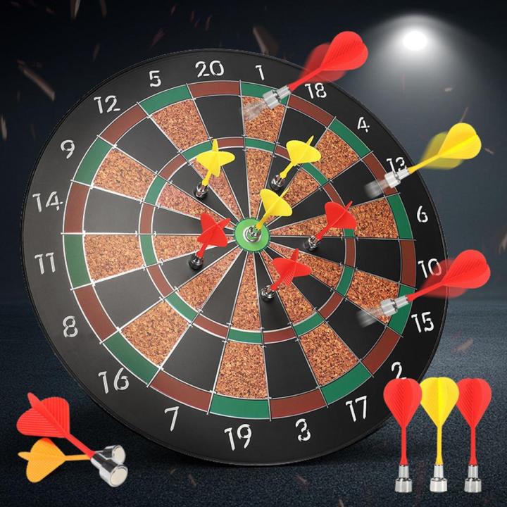 Magnetic Dart Board Set Safe To Use Protective Easy Hanging Dart Board ...
