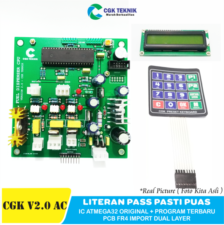 CGK TEKNIK - CPU PERTAMINI POM MINI CGK 2.0 POMPA AC + KEYPAD MEMBRANE ...