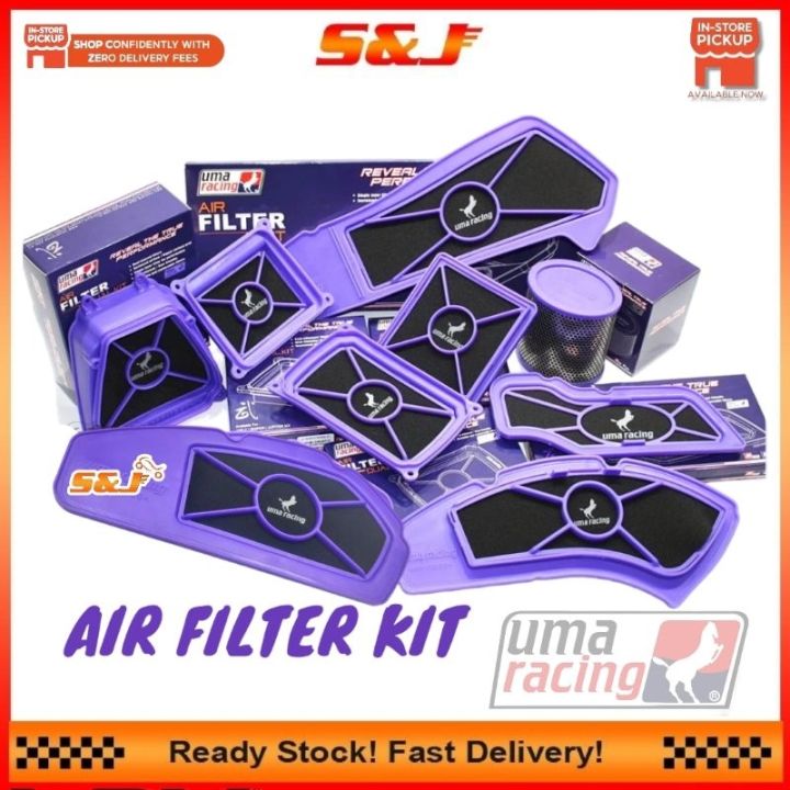 UMA RACING RACING AIR FILTER Y15 Y16 LC135 VF3I RS150 RSX NVX NMAX V1 ...