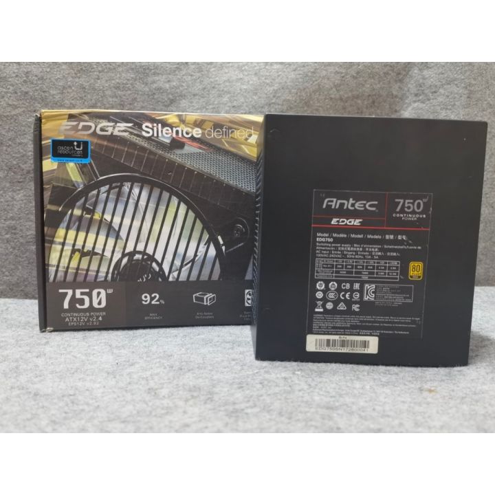 POWER PSU ANTEC EDGE EDG750 750W +80 PLUS GOLD พาวเวอร์ สินค้ามือสอง ...