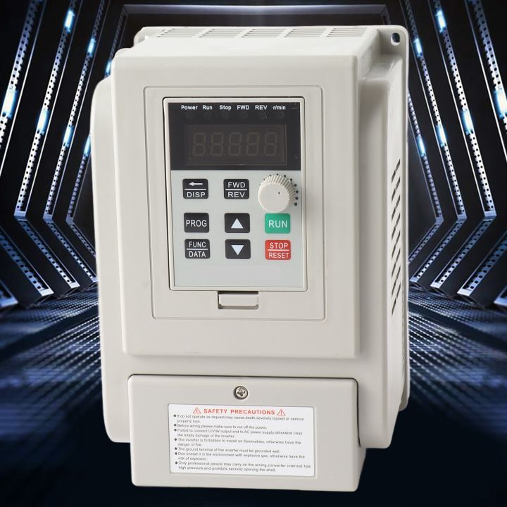 WALFRONT 4.4 kW VFD Drive Inverter 220V AC Single-Phase Variable Frequency Drive Inverter ...