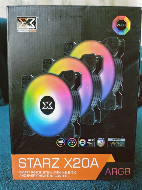 Fan XIGMATEK X20A ARGB - PACK x3, CONTROLLER | Lazada.vn