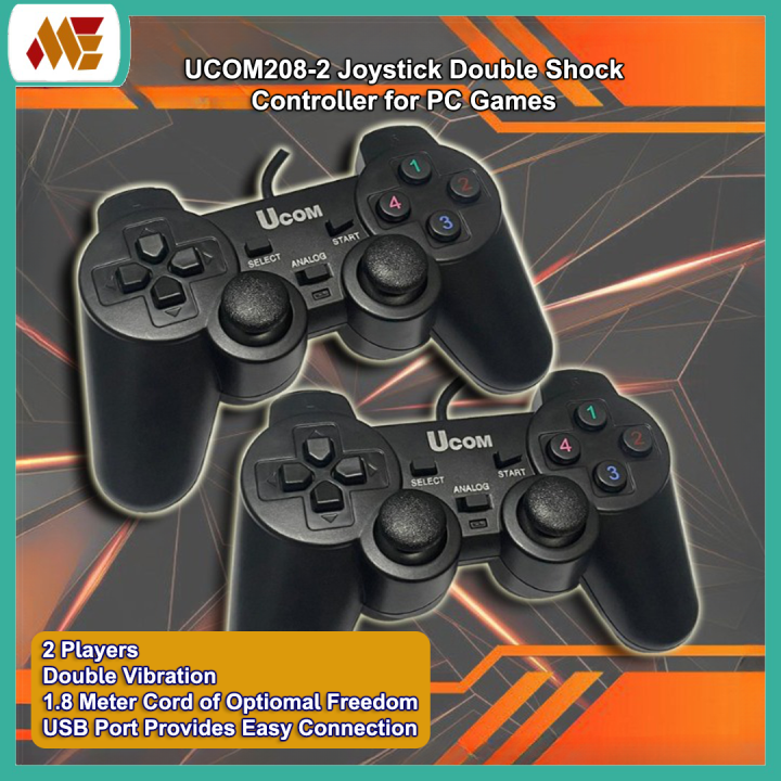 UCOM208-2 Joy Pad / GamePad / Joystick Double Shock Controller for PC ...