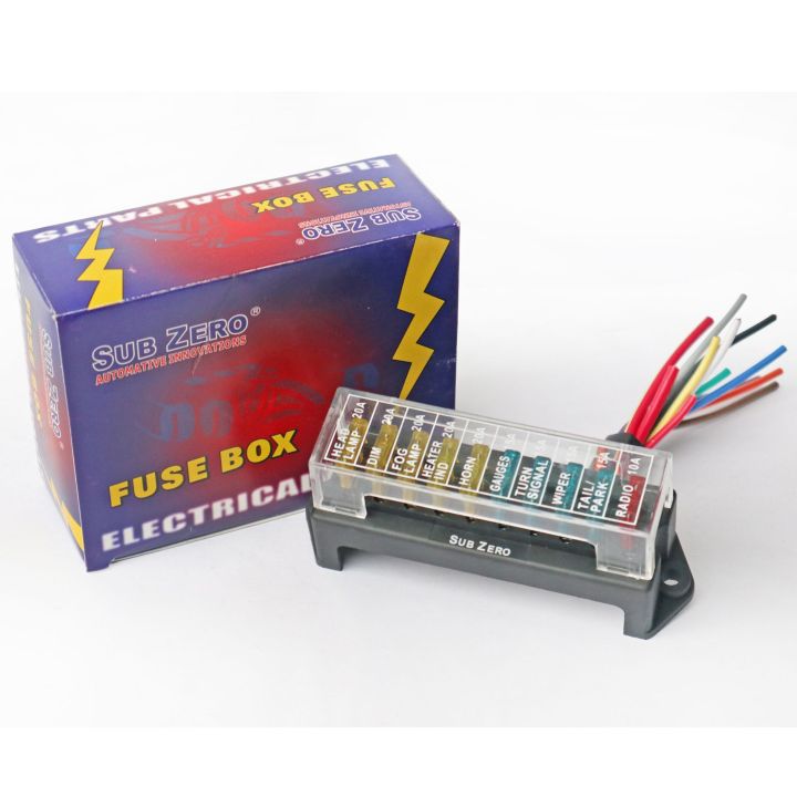 Fuse Box Plug-in 10 Terminal Slots (with 10 Fuse) -1PC | Lazada PH