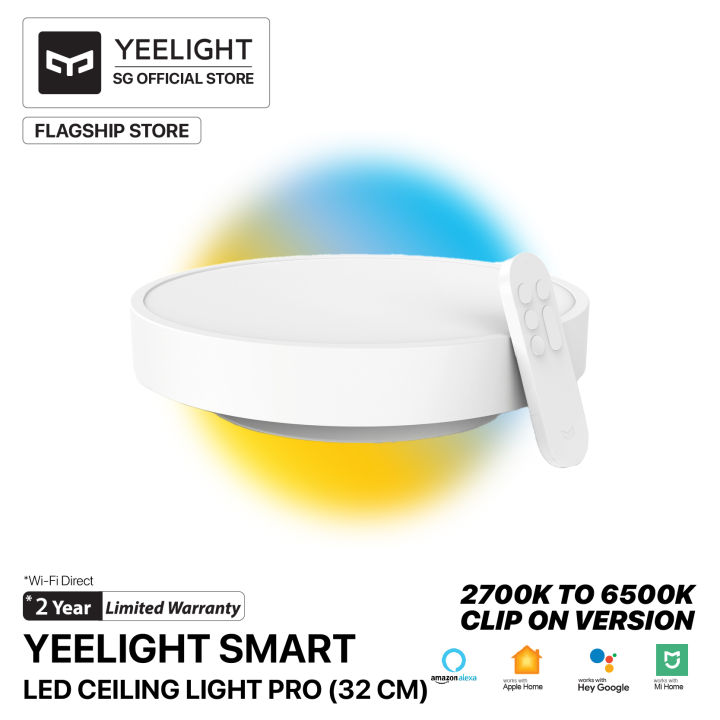 Yeelight Smart LED Ceiling Light Pro 320 work with Apple home, alexa ...