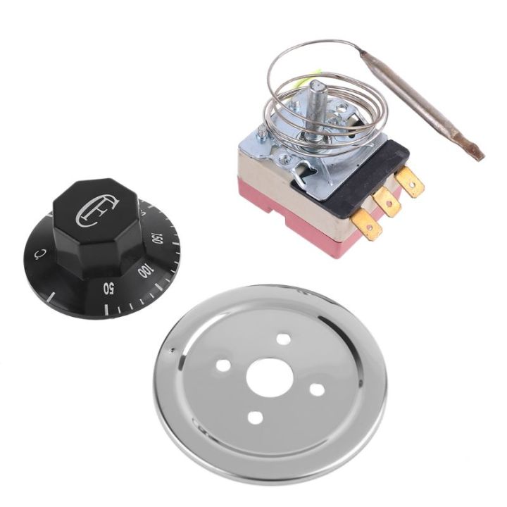 Thermostat AC 250V 16A 50-300°C Temperature Controller NO NC for ...