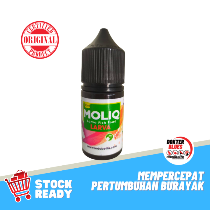 NEW Moliq Pakan Burayak Ikan Pengganti Kutu Air | Lazada Indonesia