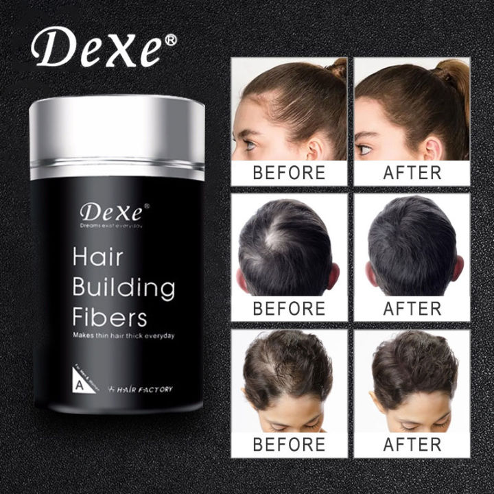 Dexe Hair Building Thickening Fiber hairline shadow powder concealer ...