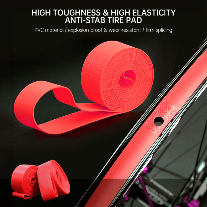 LONGGO 2PCS Bicycle Tire Pad Rim Tape 26 27 5 29 700c Anti Puncture MTB ...
