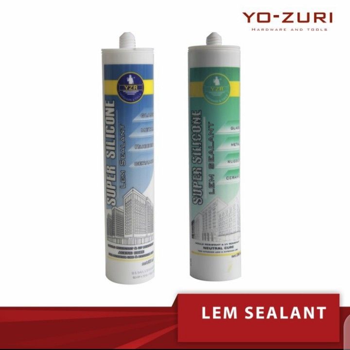 lem kaca tabung lem silicon sealant | Lazada Indonesia