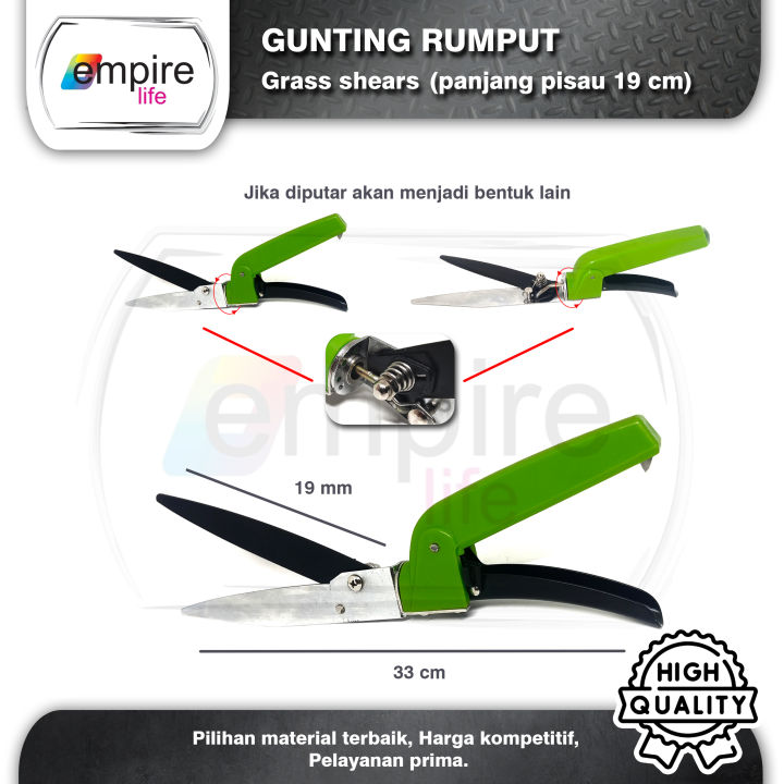 Gunting Rumput 3 Fungsi Posisi Gunting Taman Dahan | Lazada Indonesia