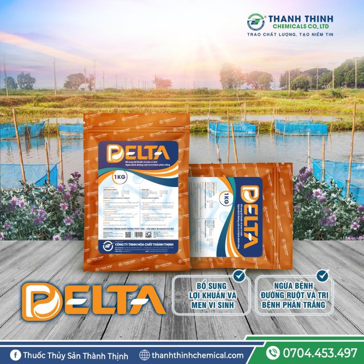 Thuốc thủy sản - DELTA Gói 1kg- Thành Thịnh - Men Tiêu Hóa, Ngăn Ngừa ...