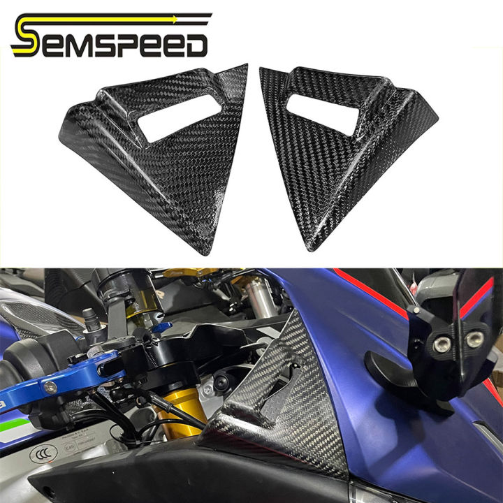 SEMSPEED Motorcycle Front Side Wind Cover Panel Winglet For Aprilia ...