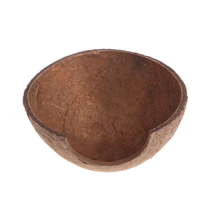 Reptile Hide Habitat Natural Coconut Shell Lizard Spider Small Animal ...