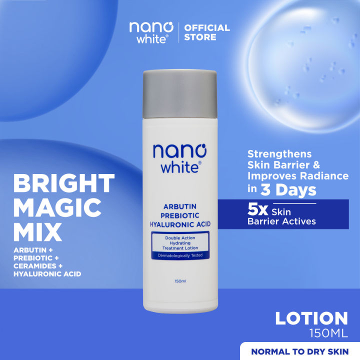 [New & Improved] Nanowhite Double Action Hydrating Treatment Lotion ...