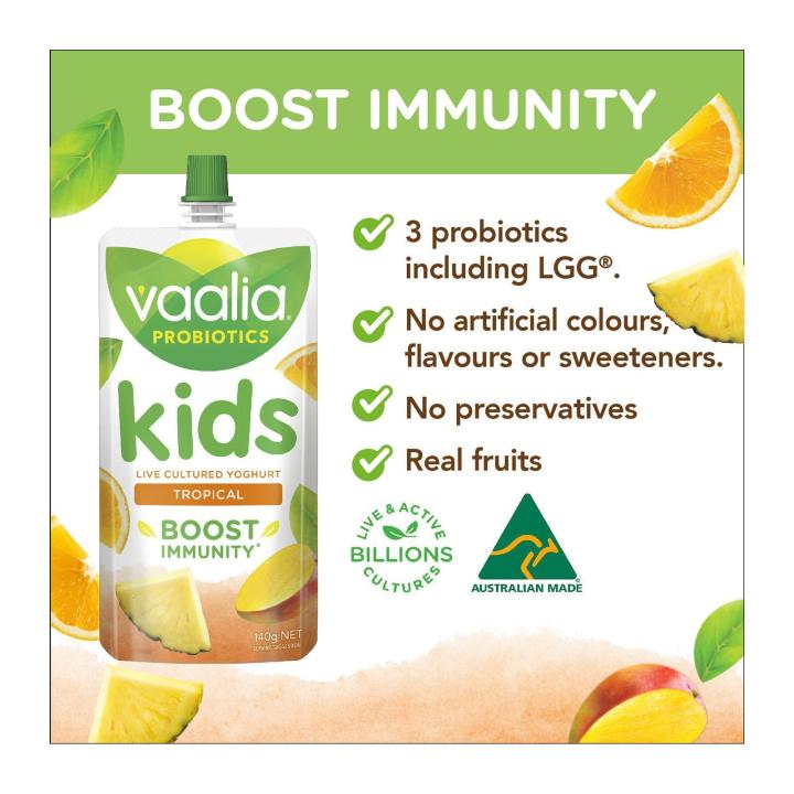 Vaalia Kids Low Fat Tropical Yoghurt | Lazada Singapore