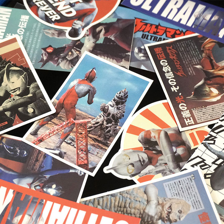 22 Ultraman Special Photo Stickers Car Matte Face Paper Slip Sheet Box ...