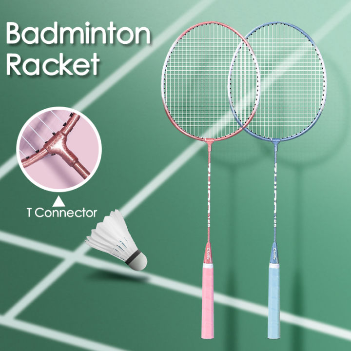 Badminton Racket Aluminum Alloy Frame Racket Outdoor Portable Fitness ...