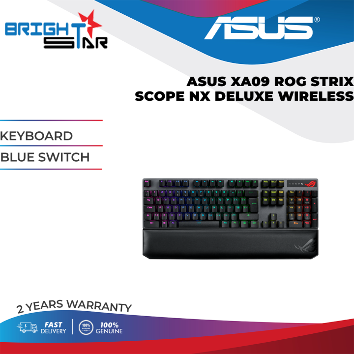 ASUS ROG Strix Scope NX RGB Wireless Deluxe Gaming Keyboard ( Brown ...
