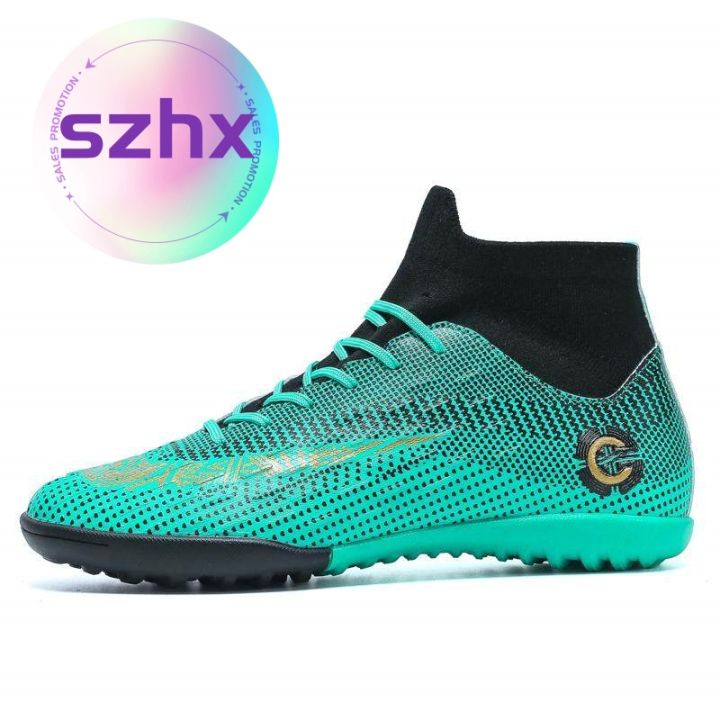 szhx รองเท้าฟุตบอล Star (ขนาด TF: 35-45) รองเท้าฟุตซอลผู้ชายรองเท้าฟุตบอลหญ้าเทียมรองเท้าฟุตบอล ...