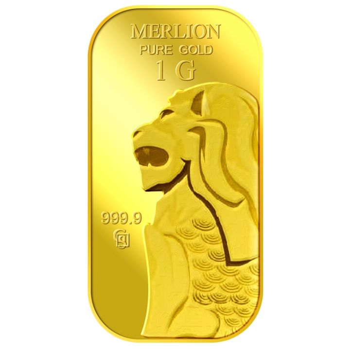 Puregold 1g SG Merlion Red Dot 999.9 Pure Gold Bar | Lazada Singapore