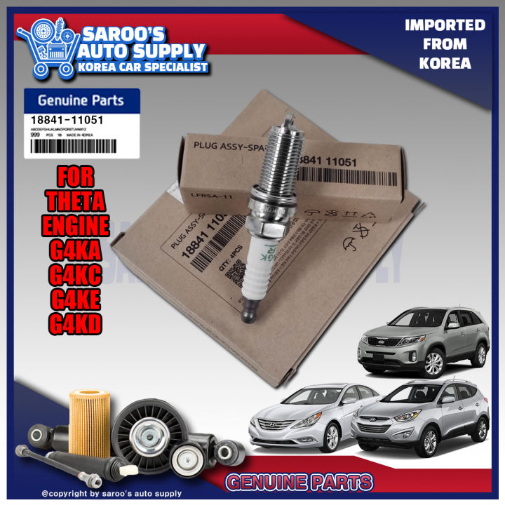 [Genuine] Spark Plug Set For Tucson (10-15) , Sorento (12-14 ...