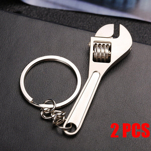 Mini Wrench Keychain Men Multifunction Car Metal Adjustable Spanner for Bicycle Motorcycle ...