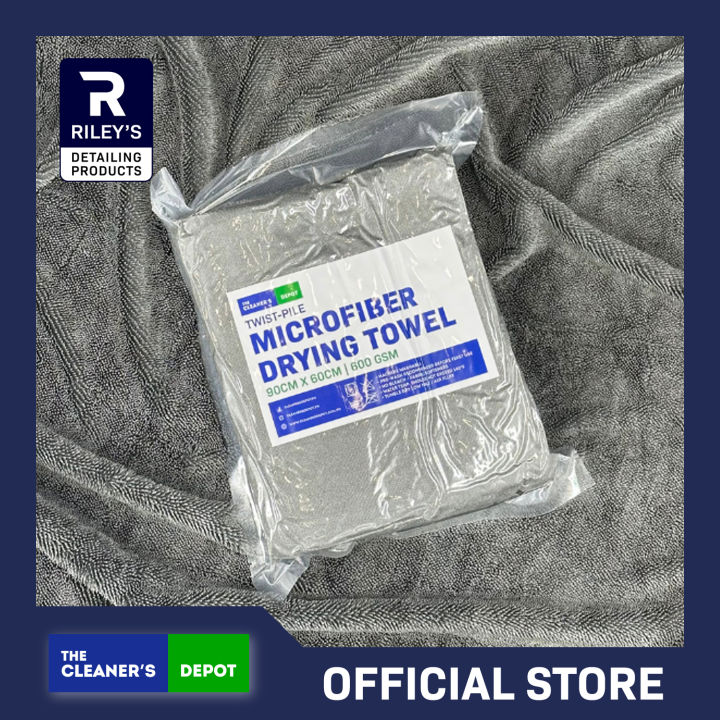 The Cleaner's Depot 90cm x 60cm Twist-Pile super Absorbent Drying Towel ...