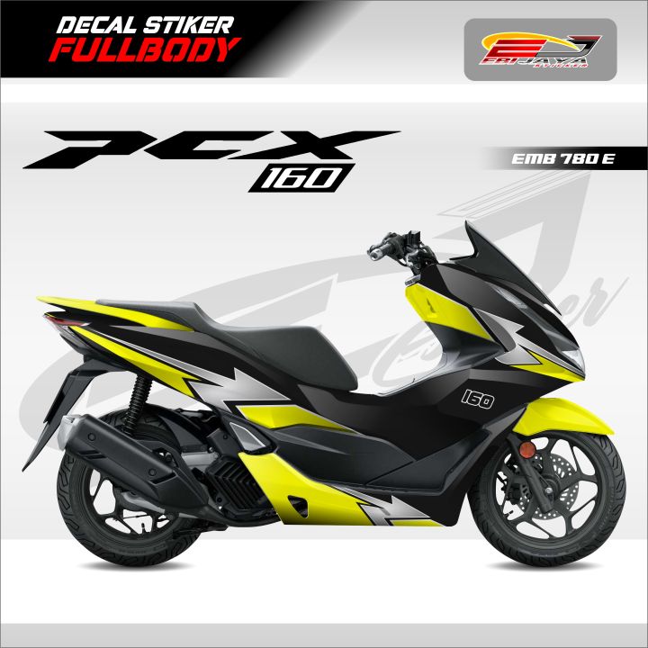 STIKER DECAL VARIASI MOTOR PCX FULL BODY TERMURAH-STIKER MOTOR FULL ...