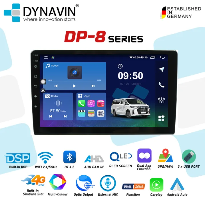 Dynavin DP8 Series 9"/10" Andriod Player With 4G LTE,QLED ,DSP Sound ...