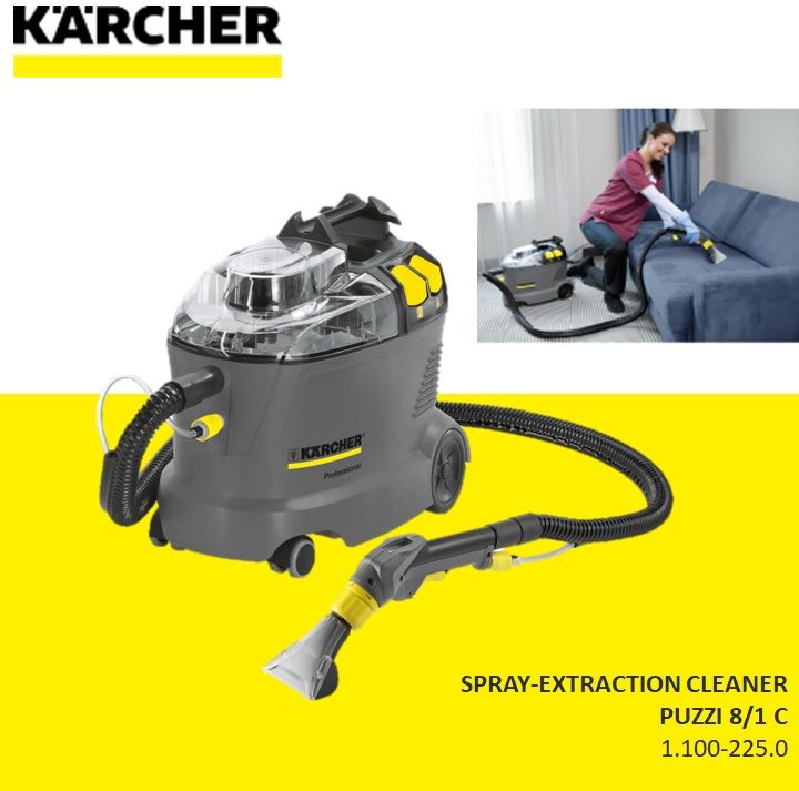 Karcher Puzzi 8/1C Spray Extraction Carpet Cleaner With Handle Nozzle 1.100-225.0 | Lazada