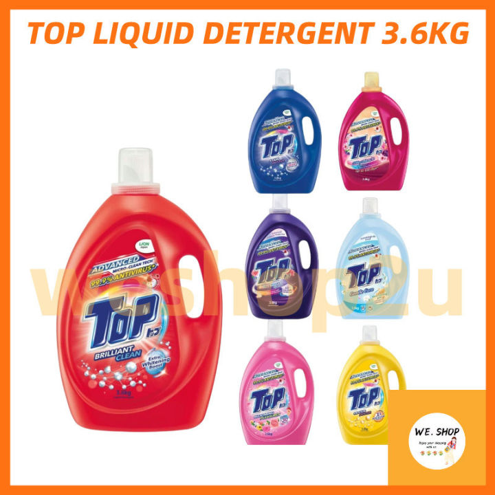 READY STOCK!!! Top Liquid Detergent - 7Variants 3.6kg Super Hygienic ...