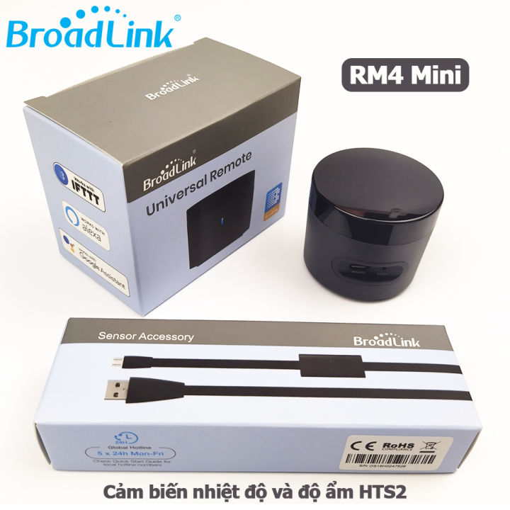 Bộ điều khiển hồng ngoại trung tâm BRL RM4 mini và cảm biển nhiệt độ độ ...