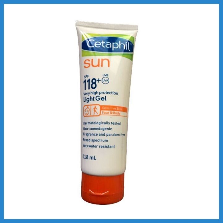Beauty Rise Cetaphil Sunblock SPF 118+ Light Gel Sunblock Face And Body ...