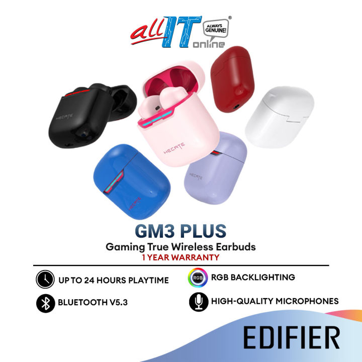 Edifier GM3 Plus Gaming True Wireless Earbuds | Lazada