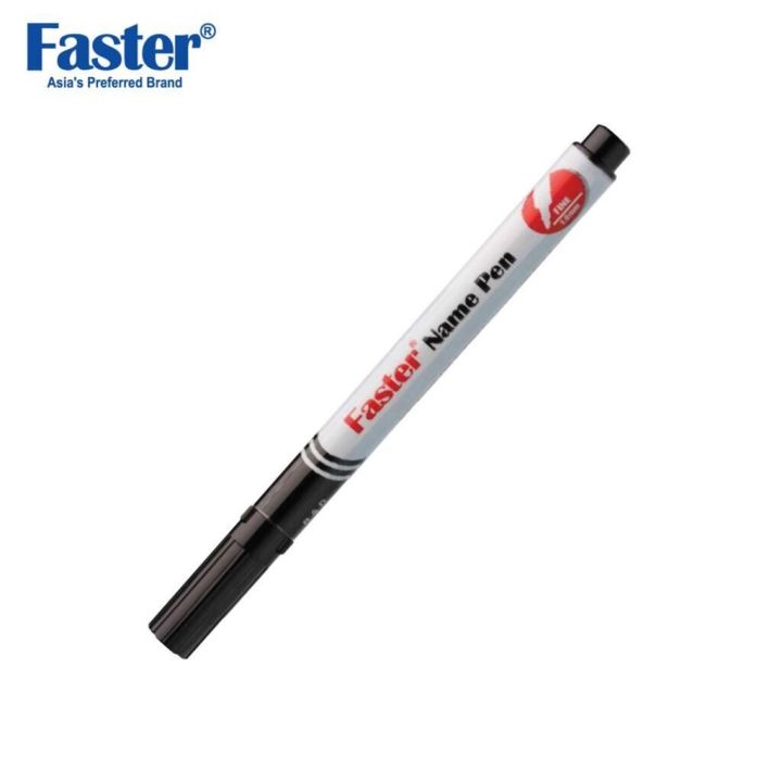 FASTER NAME PEN M-F-NP FINE 1.0MM PERMANENT MARKER PEN (BLACK/BLUE/RED ...