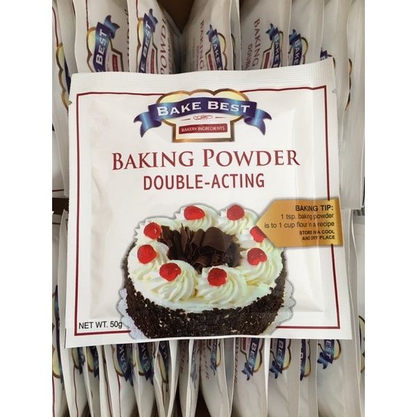 Baking Powder Sachet Bake Best 50g Double-Acting | Lazada PH