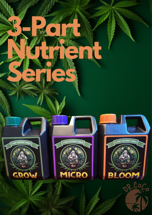1L Nutrient 3-Part Series - Grow Micro Bloom - Plant Fertilizer for Indoor & Outdoor Plants ...