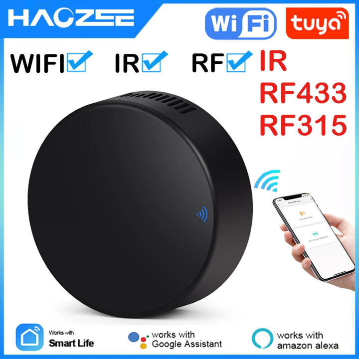 Smart Home Tuya Smart IR+RF Remote Control Wifi ควบคุมผ่าน App Smart ...