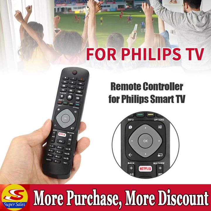 【SuperSales】Philips Smart TV Remote Control PHILPS Replacement Remote ...