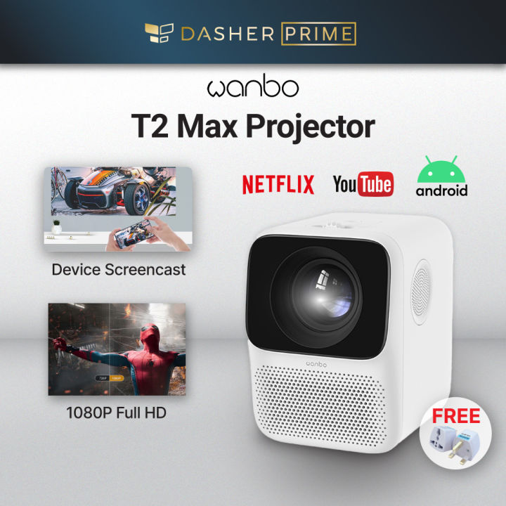 Wanbo T2 Max Portable Small Pico Smart LCD Mini Projector for Phone ...