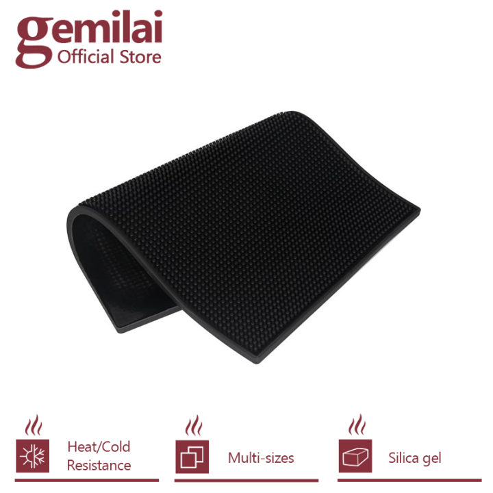 Non-Slip Drip Rubber Bar Mat Waterproof Insulation PVC Pad for Spills ...