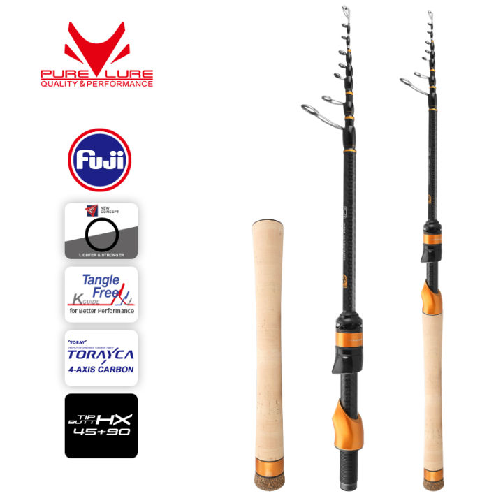 PURELURE Carry The Telescopic Lure Rod,Travel Rod,Long Shot Sea Rod ...