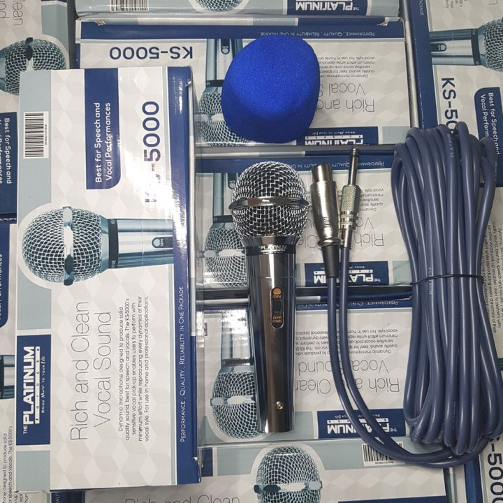 Platinum Microphone ORIGINAL 10 meters KS-5000 free/sponge | Lazada PH